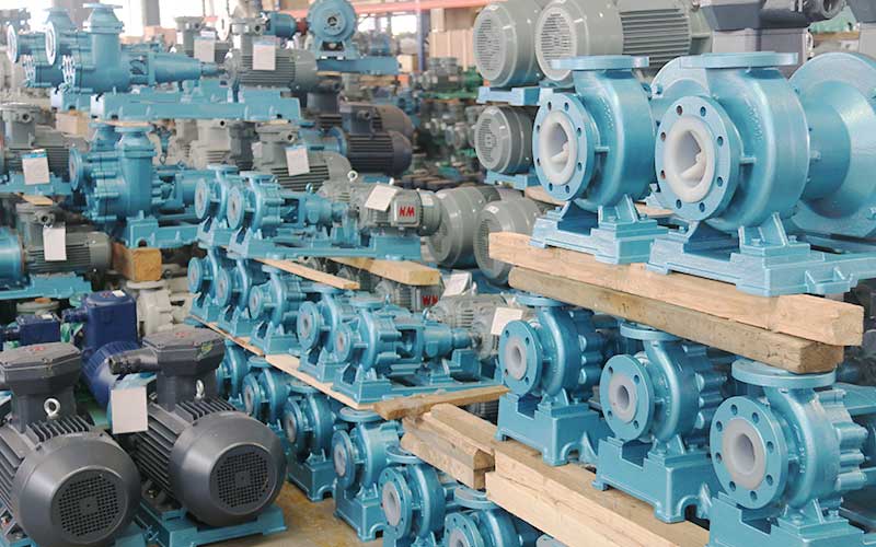 Large-scale production of fluorine plastic chemical pump - Nanjing ...